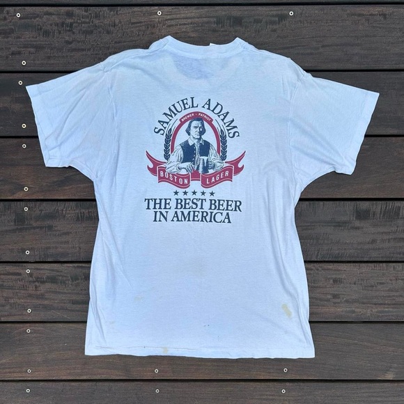 Screen Stars | Shirts | Vintage Screen Stars White Single Stitch Sam ...